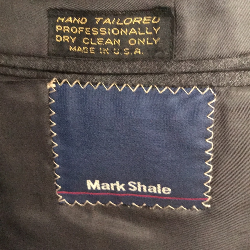 Mark Shale Grey Pinstripe Blazer 41r - Gem